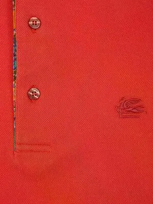Etro Logo-detail Short-sleeve Polo Shirt