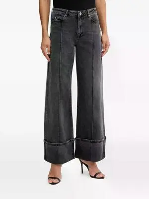 Karl Lagerfeld Cuffed Five-pocket Jeans