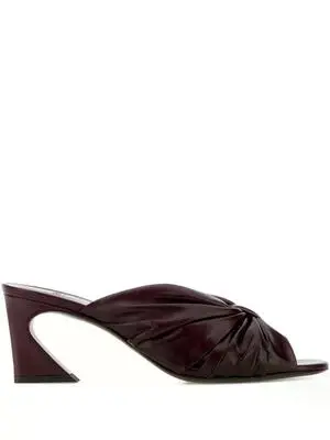 Fendi Arco Twisted Sandals - Red