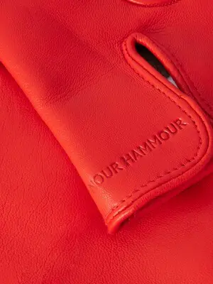 Nour Hammour Leather Gloves