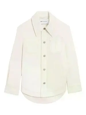 AMI Paris Oversize Cotton Canvas Worker Overshirt