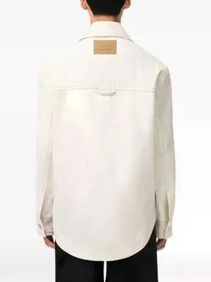 AMI Paris Oversize Cotton Canvas Worker Overshirt
