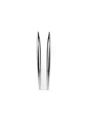 SHAUN LEANE Sterling Silver Tusk Earrings Silver