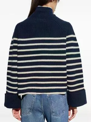 Rag & Bone Striped Roll-neck Sweater