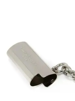 MAISON MARGIELA Lighter Case Keyring - Silver
