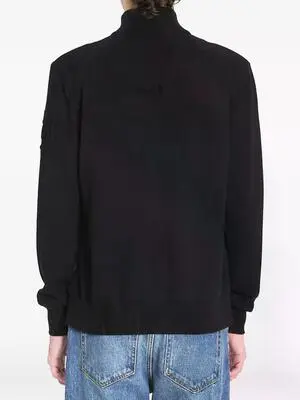 Moncler Padded Zip-up Cardigan - Black
