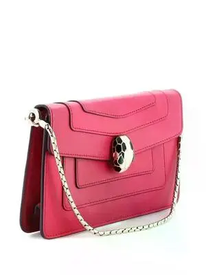 BVLGARI Serpenti Forever Chain Mini Clutch - Pink