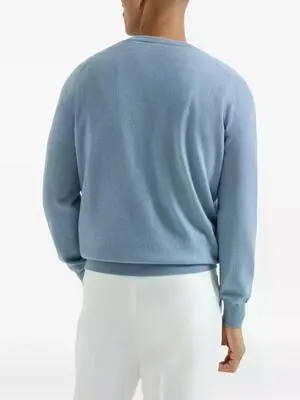 Brunello Cucinelli Crew-neck Sweater - Blue