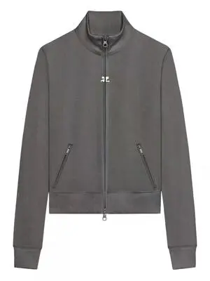 COURREGES Zip Logo Sweatshirt