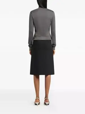 COURREGES Zip Logo Sweatshirt