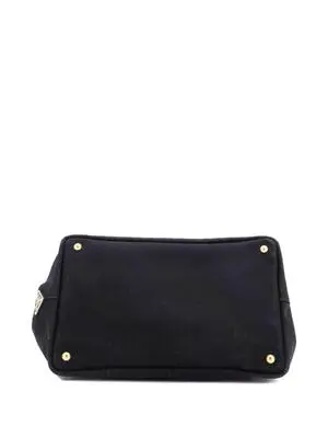 Prada Canapa Convertible Canvas Medium Tote Bag