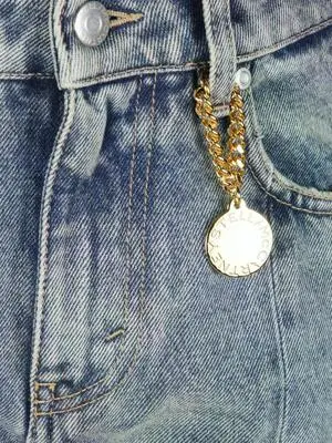 Stella McCartney Mid-rise Kick-flare Jeans With Charm Detail
