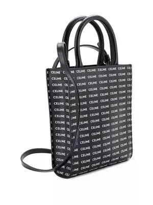 Celine Vertical Cabas Mini Tote Bag - Black