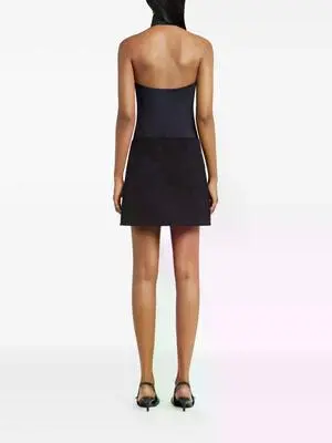 COURREGES Buttoned Mini Skirt - Black