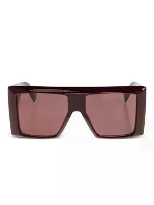 Balmain Square-frame Sunglasses - Red