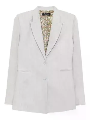 BLAKLACE Single-breasted Blazer - Grey