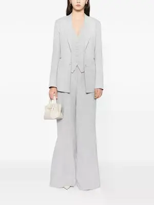 BLAKLACE Single-breasted Blazer - Grey