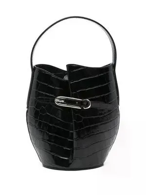 LIFFNER Croc-embossed Bucket Bag