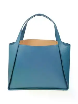 Stella McCartney Perforated-logo Tote Bag - Blue