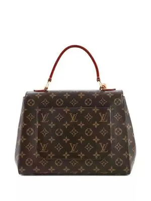 LOUIS VUITTON Cluny Top Handle Bag Monogram Canvas Mm - Brown