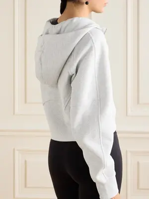 Lululemon Scuba Oversized Cotton-blend Jersey Hoodie - Gray
