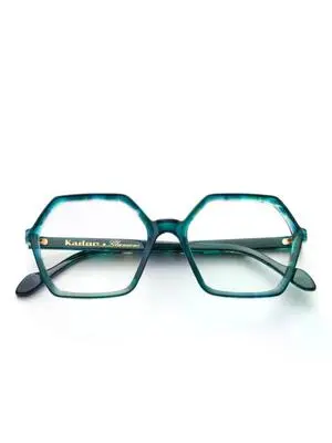 KADOR Glamour Geometric-frame Glasses - Blue