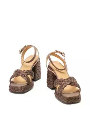 CastaÑer Heeled Raffia Espadrilles