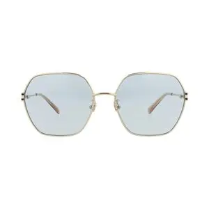 Gucci Square Frame Metal Sunglasses - Gold
