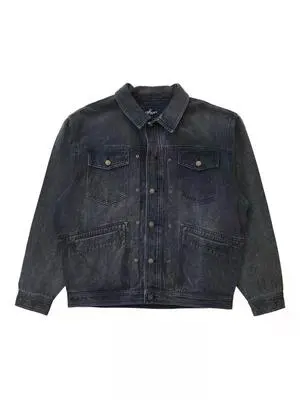 GLASS CYPRESS Embroidered Denim Jacket
