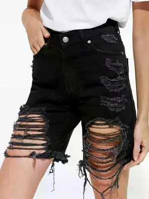 SEROYA Sammy Ripped Denim Shorts