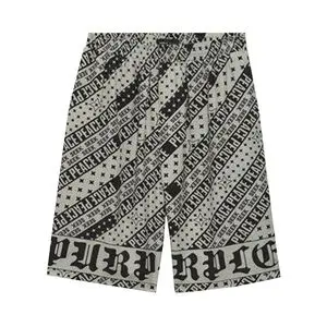 PURPLE BRAND Flag Bandana Shorts