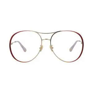Chloé Aviator Optical Frames - Red