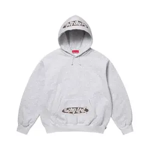 Supreme New World Order Hooded Sweatshirt - Grey