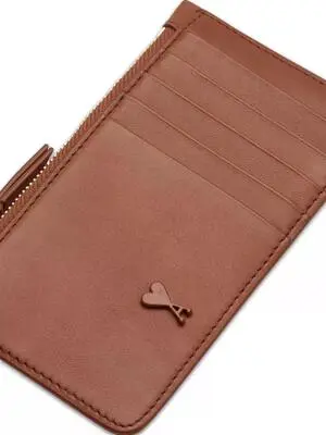 AMI Paris De Coeur Zipped Card Holder