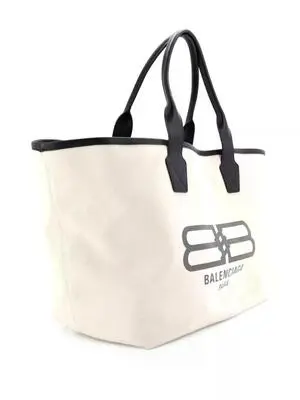 Balenciaga Cities Jumbo Printed Canvas Large Tote Bag
