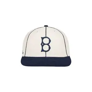 Aimé Leon Dore X New Era Dodgers Melton Wool Fitted Baseball Cap - White