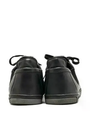 LOUIS VUITTON Logo Leather Lace-up Trainers