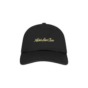 Aimé Leon Dore Washed Script Baseball Cap - Black