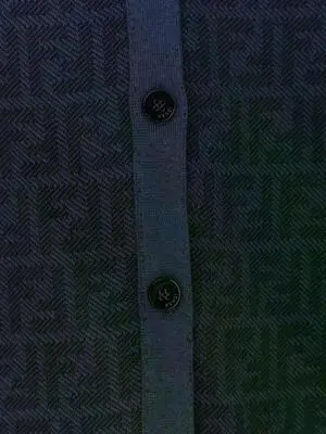Fendi Ff-pattern Buttoned Cardigan