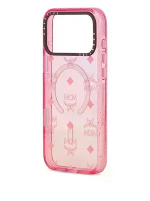 Mcm X Casetify Monogram-pattern Iphone 17 Pro Case