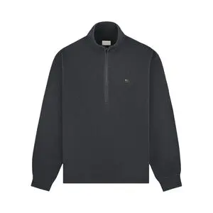 Aimé Leon Dore Crest Piqué Half-zip Pullover - Grey