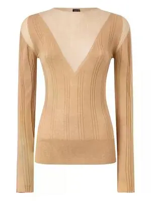 Pinko Ribbed Long Sleeve Top