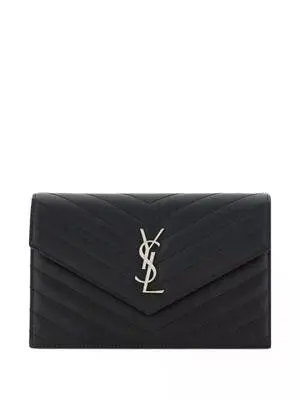 Saint Laurent Cassandre Mini Bag - Black