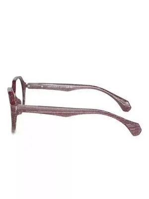 ALAIN MIKLI Pointillé Geometric Sunglasses