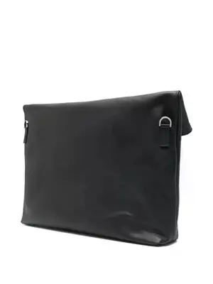 HERSKIND Flap Leather Shoulder Bag - Black