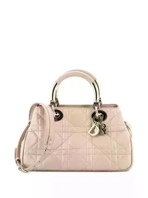 Dior Lady 95.22 Medium Tote Bag Cannage Embossed Leather - Neutrals