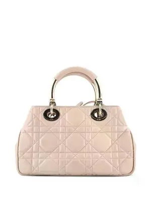 Dior Lady 95.22 Medium Tote Bag Cannage Embossed Leather - Neutrals
