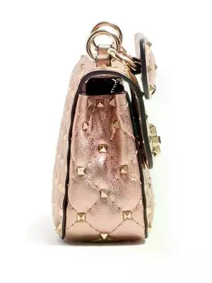 Valentino Garavani Small Rockstud Spike Quilted Cross Body Bag - Pink