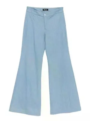 BLAKLACE Button Flared Trousers