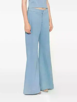 BLAKLACE Button Flared Trousers